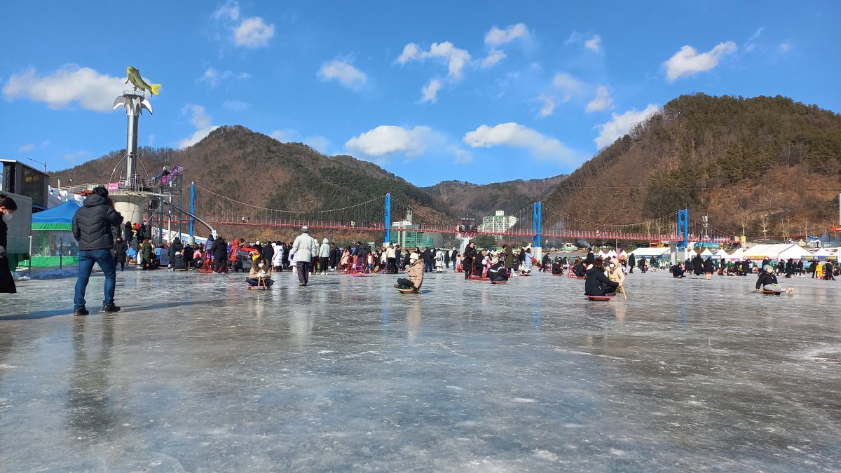Hwacheon Sancheoneo Ice Fishing Festival, January 2023 South Korea ...